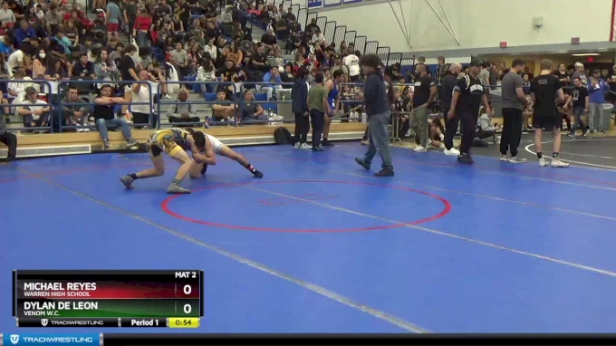 120 lbs Cons. Semi - Dylan De Leon, Venom W.C. vs Michael Reyes, Warren ...