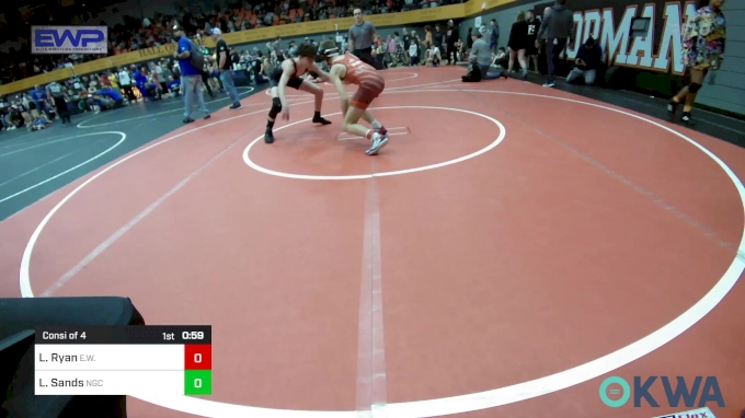 119 lbs Consi Of 4 - Lane Ryan, Elgin Wrestling vs Logan Sands, Norman ...