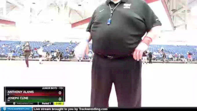 113 lbs Cons. Round 1 - Anthony Alanis, IL vs Joseph Cline, IN