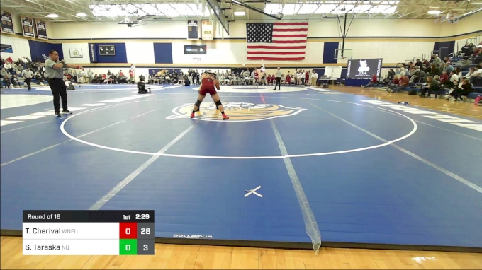 184 lbs Round Of 16 - Tyreece Cherival, Western New England vs Simon ...