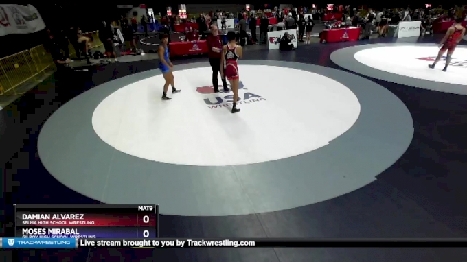 138 lbs Champ. Round 3 - Damian Alvarez, Selma High School Wrestling vs ...