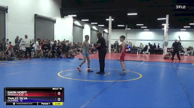 77 lbs Placement Matches (8 Team) - Gavin Hoeft, Minnesota Blue vs ...