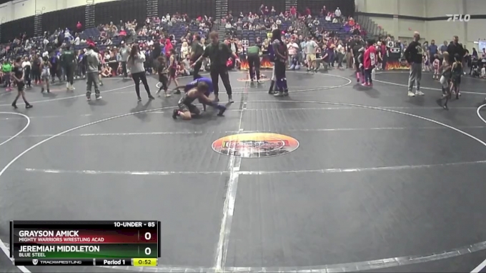 85 lbs Cons. Semi - Grayson Amick, Mighty Warriors Wrestling Acad vs ...