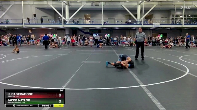 84 lbs Round 7 (10 Team) - Jacob Naylor, Headhunters vs Luca Seramone ...