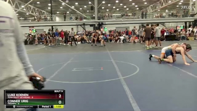 120 lbs Round 3 (8 Team) - Luke Koenen, Team Shutt Dethrone vs Conner ...