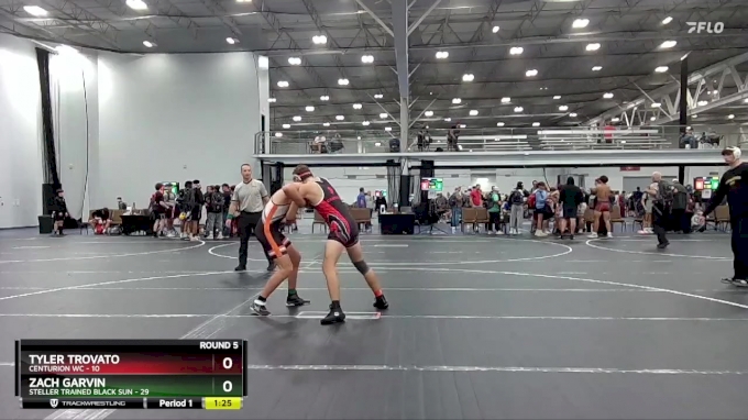 157 lbs Round 5 (8 Team) - Tyler Trovato, Centurion WC vs Zach Garvin ...
