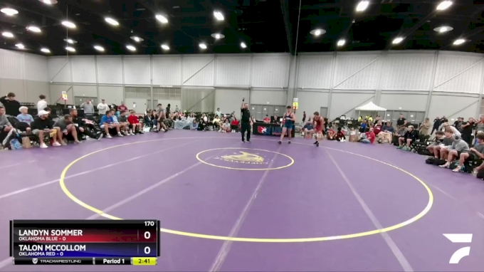 170 lbs Placement Matches (8 Team) - Landyn Sommer, Oklahoma Blue vs ...