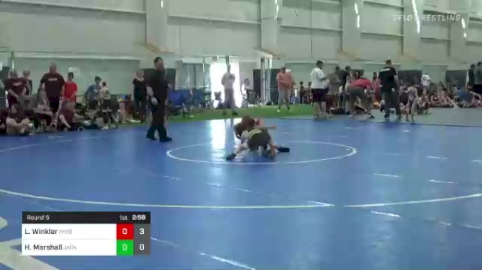 60 lbs Round 5 - Logan Winkler, Phoenix Wrestling Red vs Hunter ...