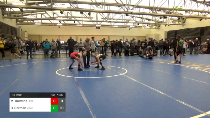 81 lbs Rr Rnd 1 - Morgon Corwine, Junior Terps MS vs Drew Gorman ...