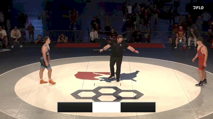 285 lbs 1st Place Match - Rhodes Molenda, OK vs Lucas Feuerbach, IA