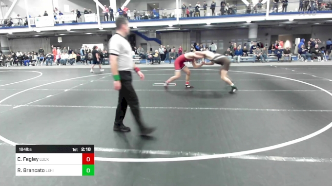 184 lbs Round Of 16 - Colin Fegley, Lock Haven University vs Remy ...