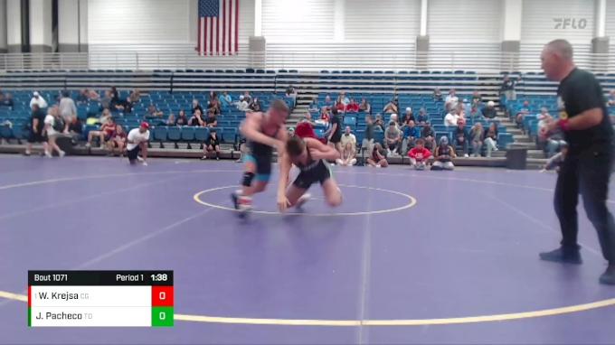 147 lbs Champ. Round 2 - Wyatt Krejsa, Center Grove vs Julius Pacheco ...