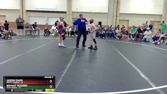 84 lbs Round 5 (8 Team) - Bryant Rogers, Team Minion vs Jaxon Davis ...