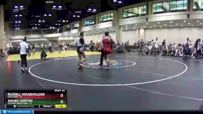 138 lbs Round 5 (10 Team) - Russell Householder, S.E.O. Red vs Xavier ...