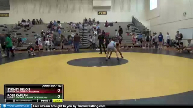 122 lbs Round 2 - Sydney Delois, Indiana Girls Wrestling Ignites vs ...