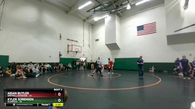 165 lbs Round 1 (6 Team) - Kyler Sorensen, Glenrock vs Aidan Butler ...