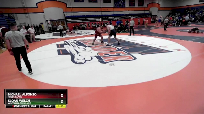 285 lbs Champ. Round 2 - Michael Alfonso, Rhode Island vs Sloan Welch ...