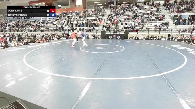 U20 Women - 68F Champ. Round 2 - Zoey Lints, NY vs Jordyn Fouse, PA