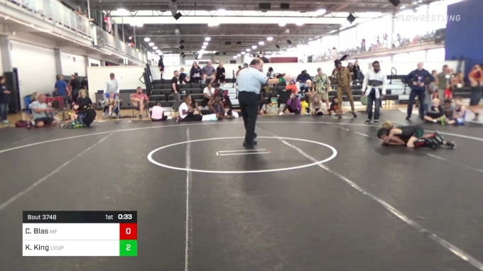 58 lbs 3rd Place - Caleb Blas, Morris Fitness vs Kramer King, Level Up