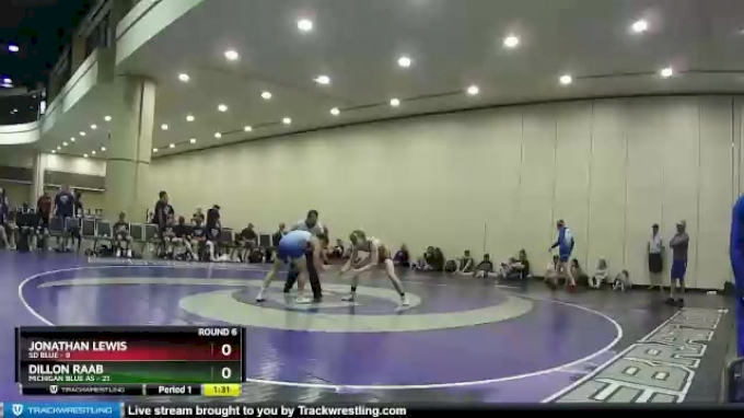 160 lbs Round 6 (8 Team) - Dillon Raab, Michigan Blue AS vs Jonathan ...