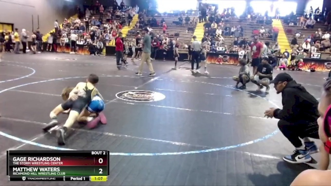 80 lbs Quarterfinal - Gage Richardson, The Storm Wrestling Center vs ...