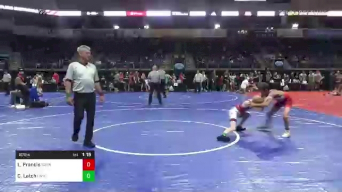 87 lbs 5th Place - Lawson Francis, Greater Heights Wrestling vs Caiden ...