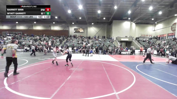 122 lbs Quarterfinal - Barrett Brin, Spanish Springs WC vs Wyatt ...