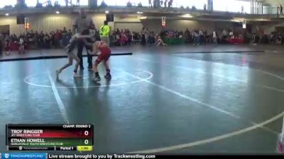 67 lbs Champ. Round 2 - Ethan Howell, Noblesville Youth Wrestling Club ...