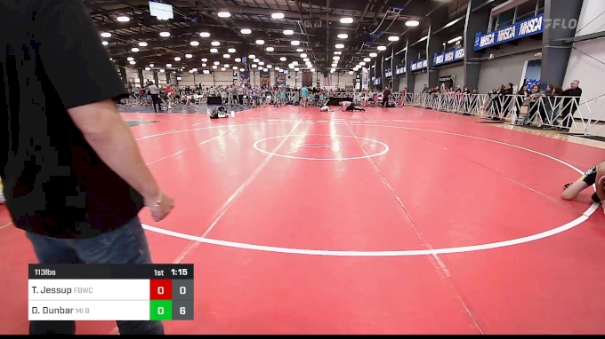 113 lbs Rr Rnd 1 - Talon Jessup, Fight Barn WC vs Dane Dunbar, MI Bad ...