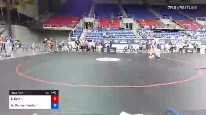 138 lbs Consi Of 32 #2 - Brandon Carr, Delaware vs Will Deutschlander ...