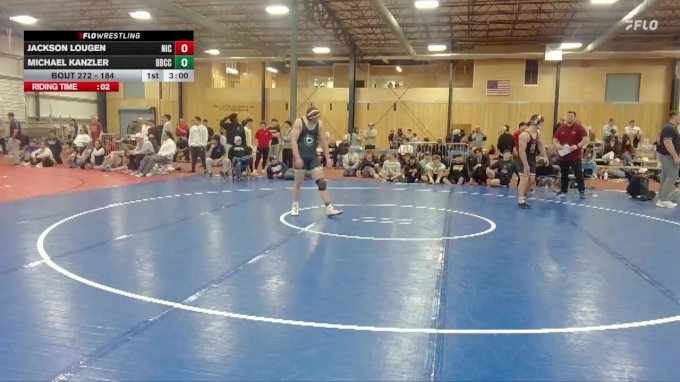 184 lbs Semifinal - Jackson Lougen, North Idaho College vs Michael ...