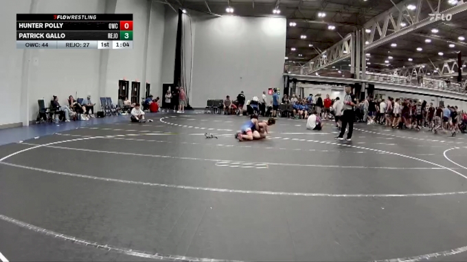 98 lbs Round 2 (4 Team) - Hunter Polly, Outsiders WC vs Patrick Gallo ...