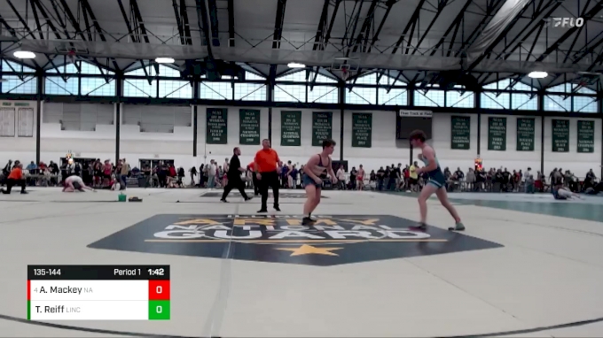 135-144 lbs Cons. Round 3 - Ayden Mackey, NA vs Tyler Reiff, Built By ...