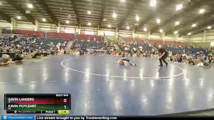 92 lbs 1st Place Match - Gavin Landers, IA vs Kavin Muyleart, PA