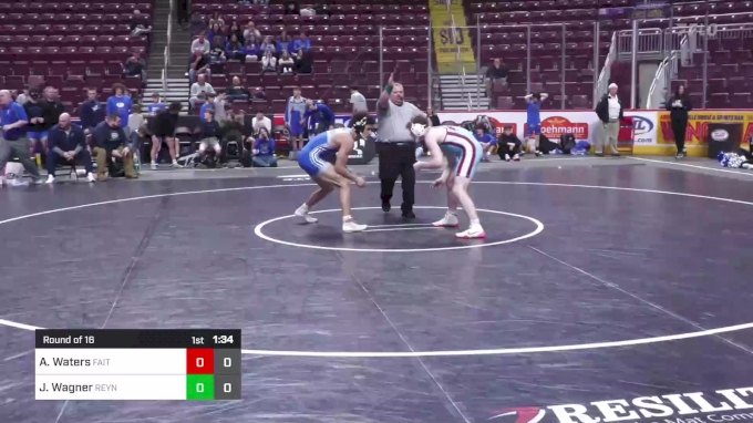172 lbs Round Of 16 - Adam Waters, Faith Christian Acad vs Jalen Wagner ...