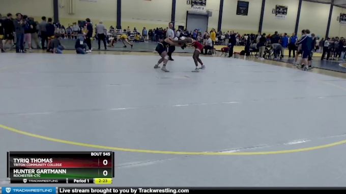157 lbs Champ. Round 1 - Tyriq Thomas, Triton Community College vs ...