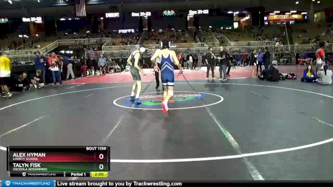 113 Lbs Champ Round 2 Talyn Fisk Osceola Kissimmee Vs Alex Hyman Lovett School
