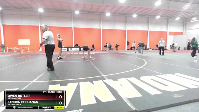 174 lbs 5th Place Match - Landon Buchanan, Indiana Tech vs Owen Butler ...