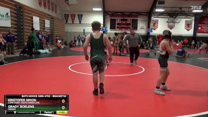 1st Place Match - Kristofer Simon, Camp Point Youth Wrestling vs Grady ...