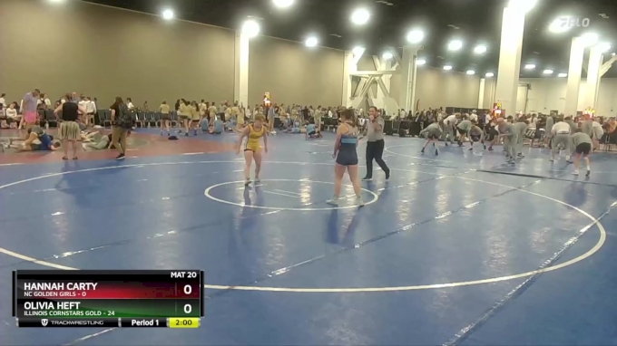 120 lbs Round 5 (8 Team) - Olivia Heft, Illinois Cornstars Gold vs ...