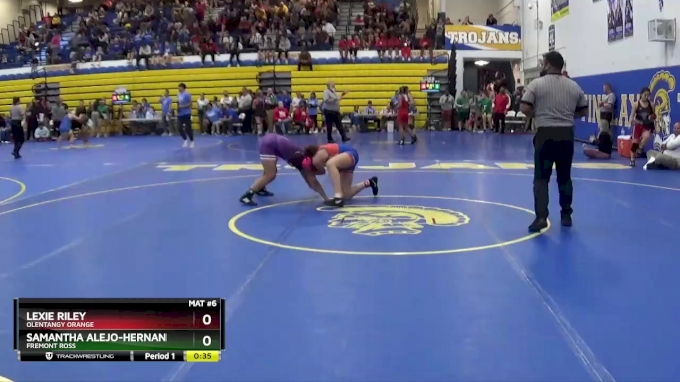 125 lbs Cons. Round 2 - Lexie Riley, OLENTANGY ORANGE vs Samantha Alejo ...