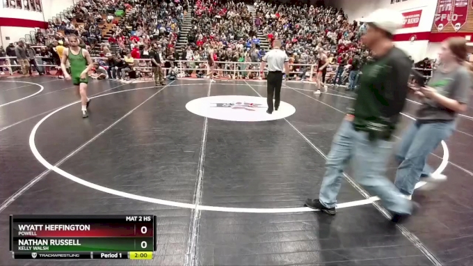 138 lbs Champ. Round 1 - Wyatt Heffington, Powell vs Nathan Russell ...