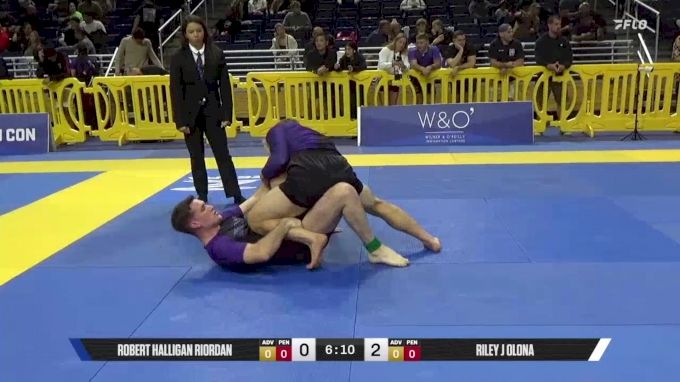Riley J Olona vs Robert Halligan Riordan 2025 Pan IBJJF Jiu-Jitsu No-Gi ...