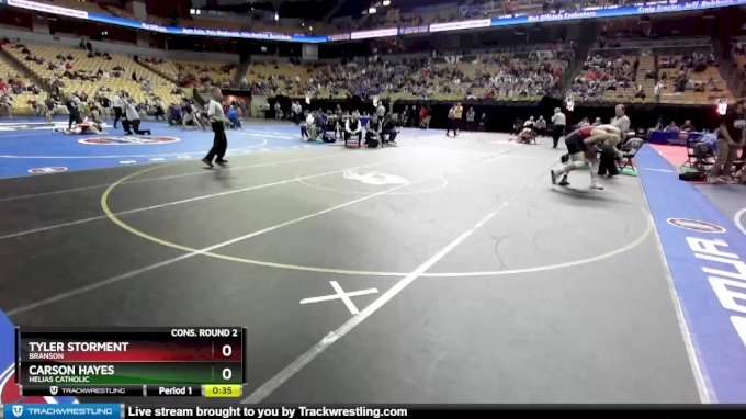 150 Class 3 lbs Cons. Round 2 - Tyler Storment, Branson vs Carson Hayes ...