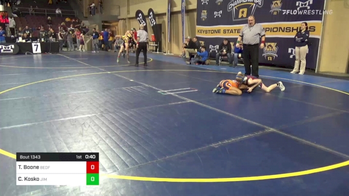 85 lbs Consy 2 - Tucker Boone, Bedford vs Caleb Kosko, Jim Thorpe