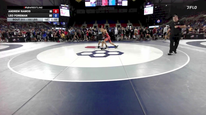 150 lbs Champ. Rd Of 128 - Andrew Ramos, OH vs Leo Foreman, MD