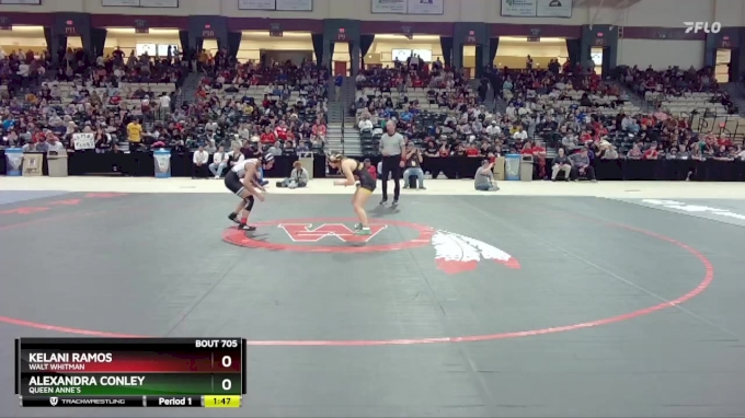 100 lbs 1st Place Match - Kelani Ramos, Walt Whitman vs Alexandra ...