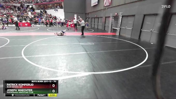 70 lbs Champ. Round 1 - Joseph Waechter, Mukwonago Wrestling Club vs ...