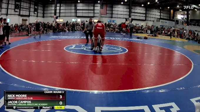157 lbs Champ. Round 3 - Nick Moore, Grizzly Wrestling Club vs Jacob ...