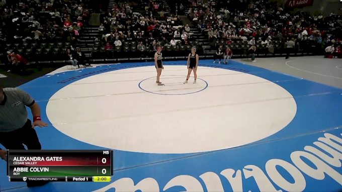 5A 130 lbs Cons. Semi - Abbie Colvin, Roy vs Alexandra Gates, Cedar Valley